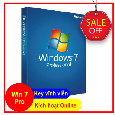 Key Windows 7 Pro - Chuẩn Hãng - Siêu Thị Bản Quyền Phần Mềm