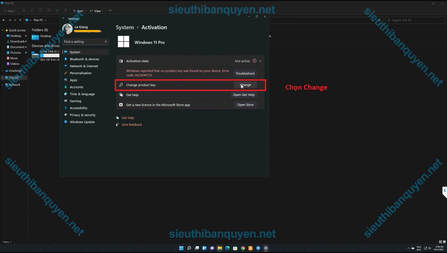 Mua Key Windows 11 Pro - Chuẩn Hãng - Siêu Thị Bản Quyền